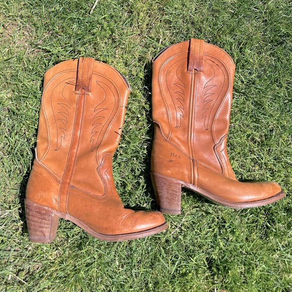 Dex | Shoes | Vintage Dex High Heel Cowboy Boots 7 | Poshmark